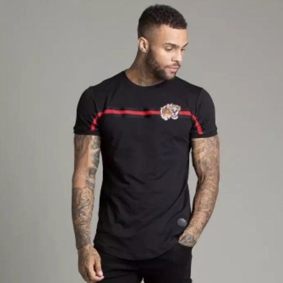 Project X Paris | Shirts | Project X Paris Black Red Tiger Taped Basic ...